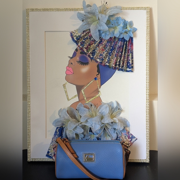 Dooney & Bourke | Bags | Dooney Bourke Small Periwinkle Blue Pebble ...